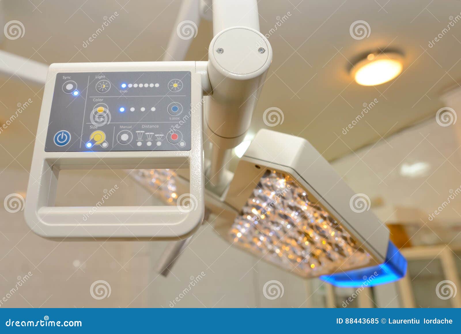 LED surgical lights system stock image. Image of room - 88443685