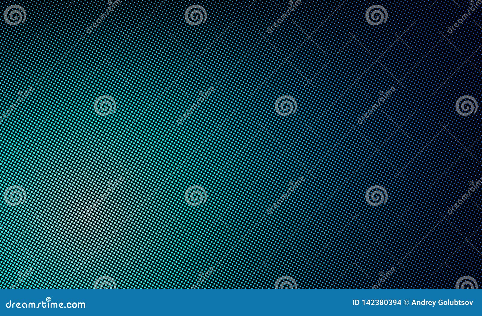 LED Texture Screen, Digital Video Wall Background. Vector Blue LED TV ...