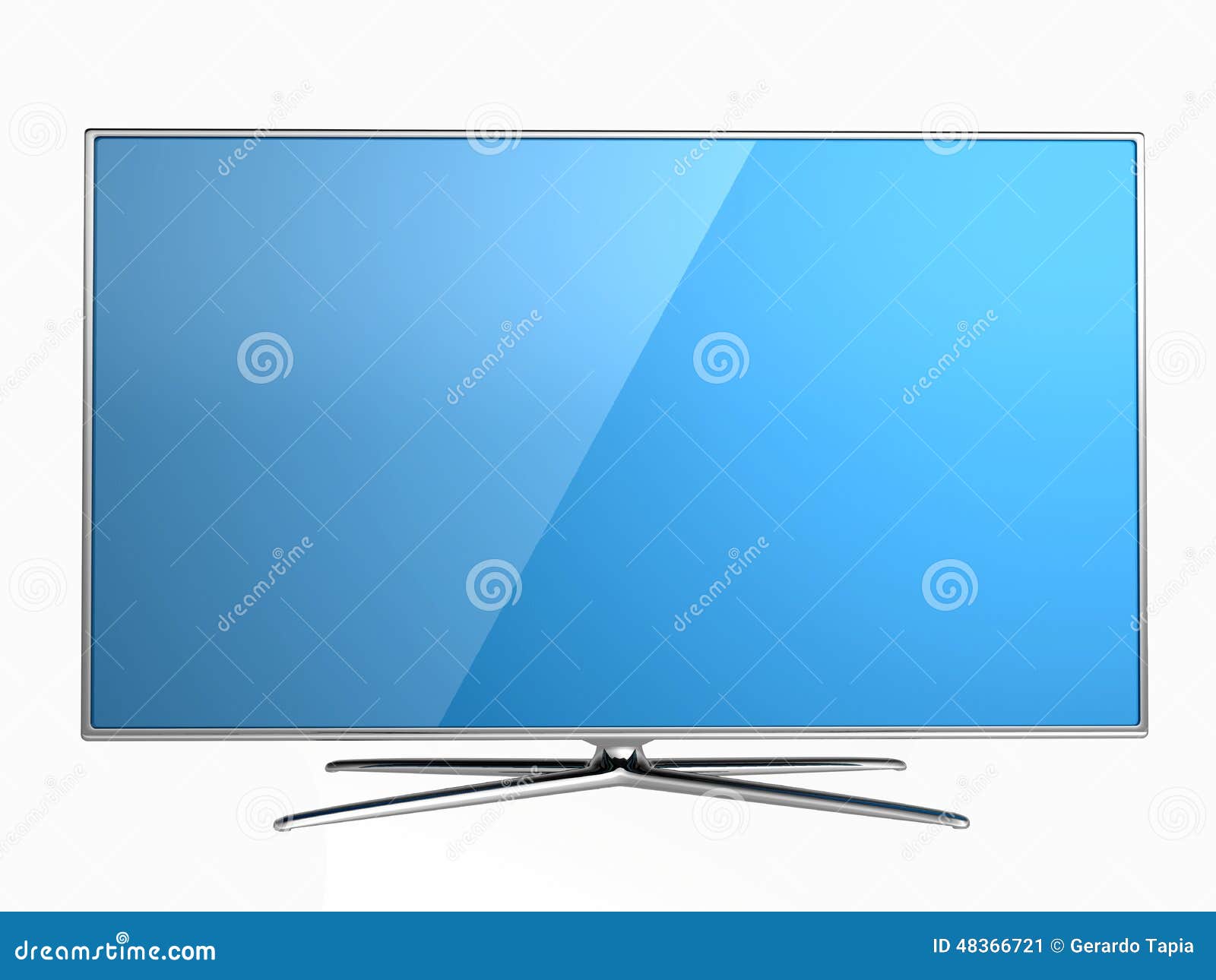 Led tv stock illustration. Illustration of ledtv, serves - 48366721