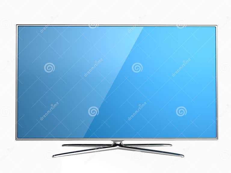 Led tv stock illustration. Illustration of ledtv, serves - 48366721