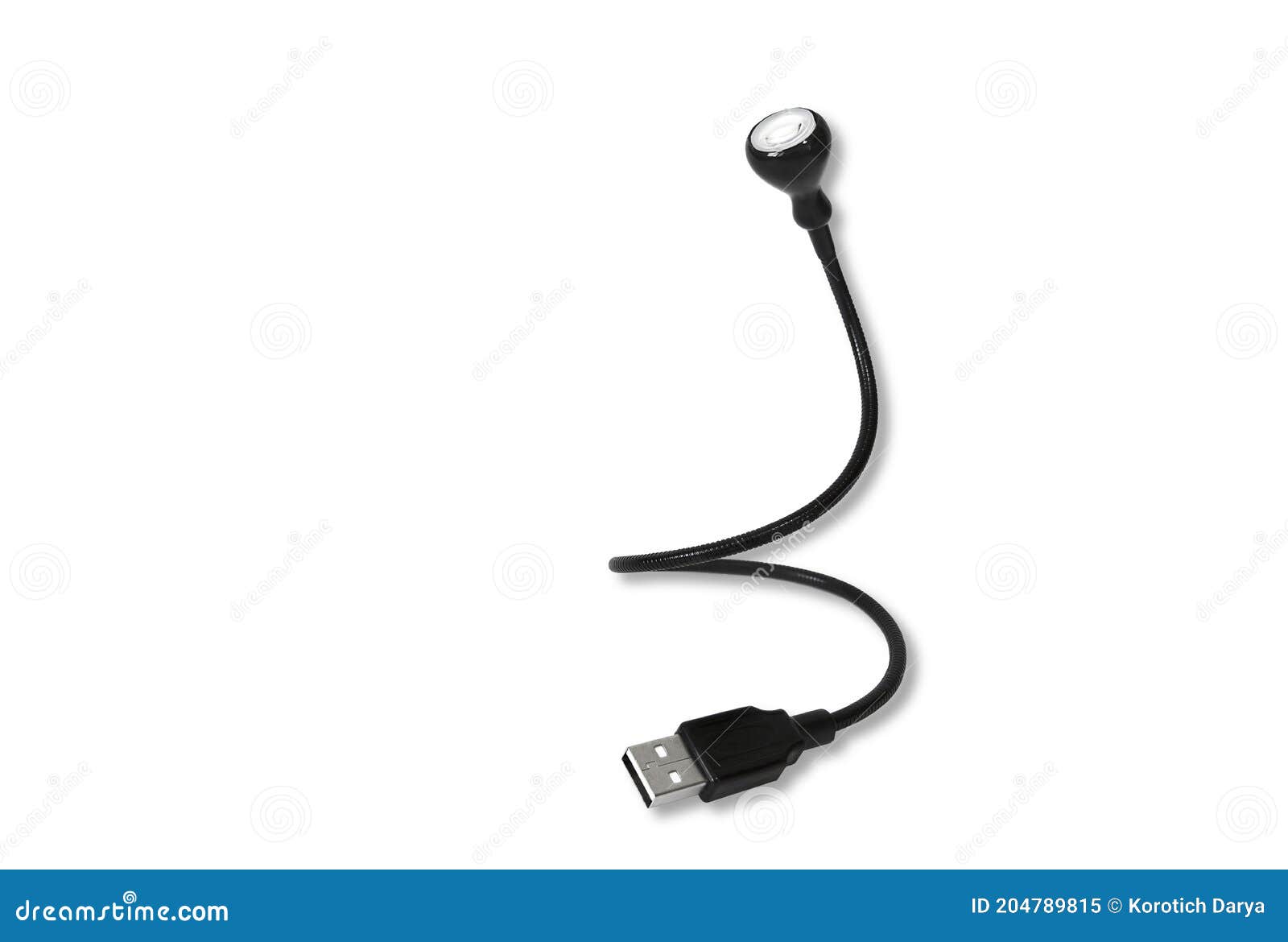 Led USB Flashlight for Laptop or Computer Keyboard Lighting Stock Image ...