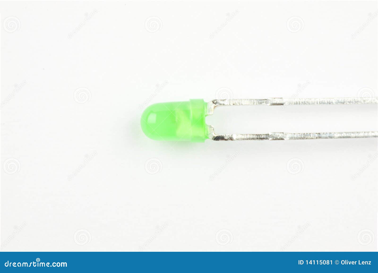 LED verde imagen de archivo. Imagen de verde, aislado - 14115081