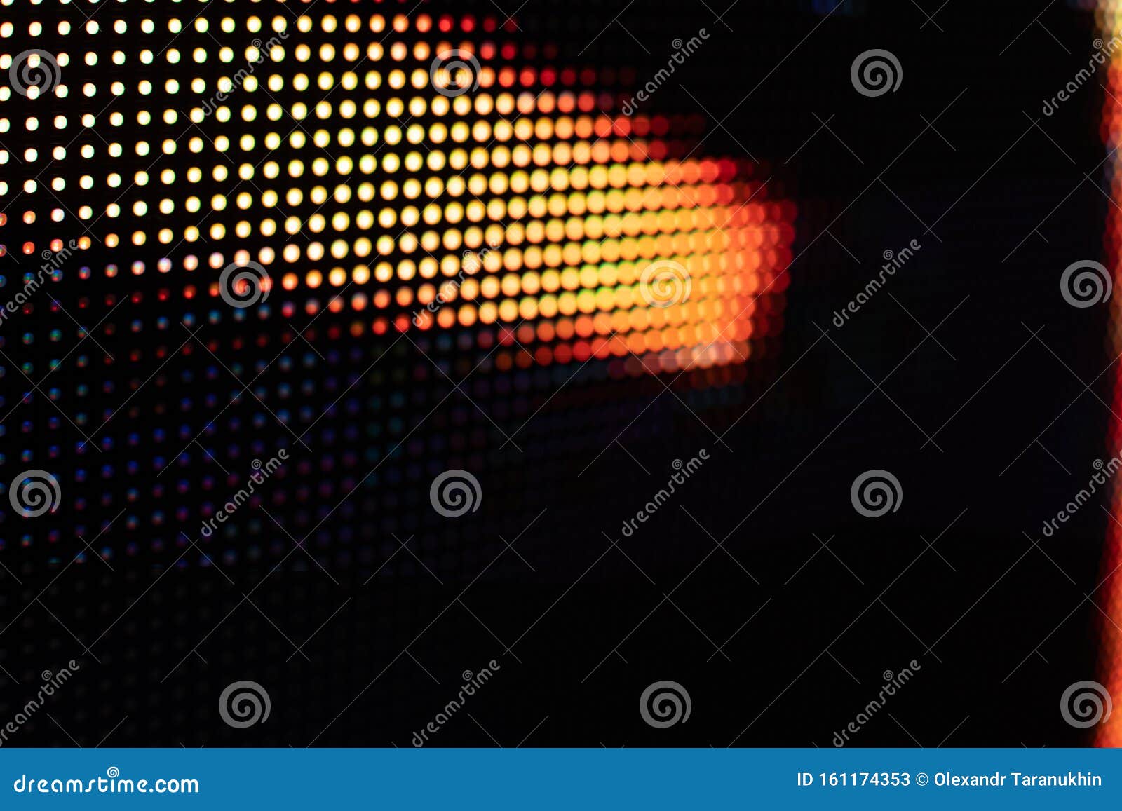 LED Video Wall with High Saturated Pattern Stock Image - Image of ...
