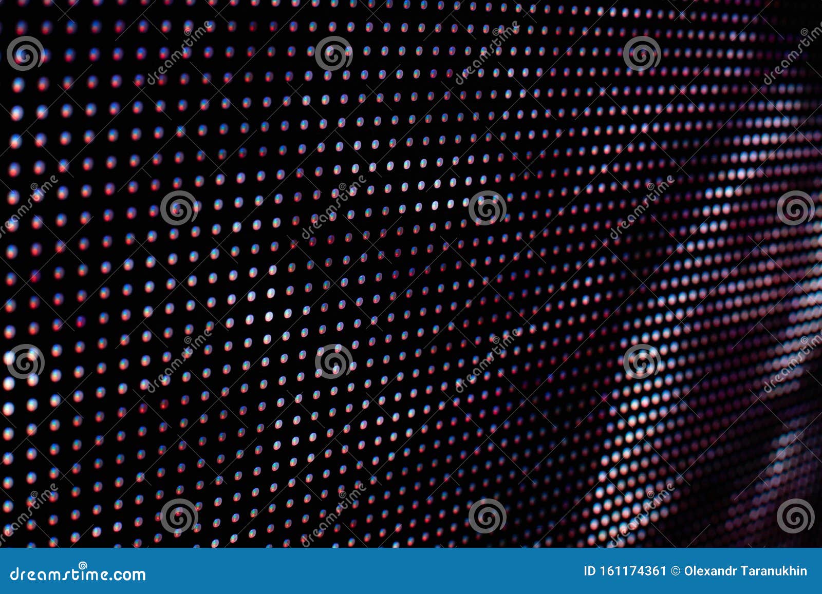 LED Video Wall with High Saturated Pattern Stock Image - Image of ...