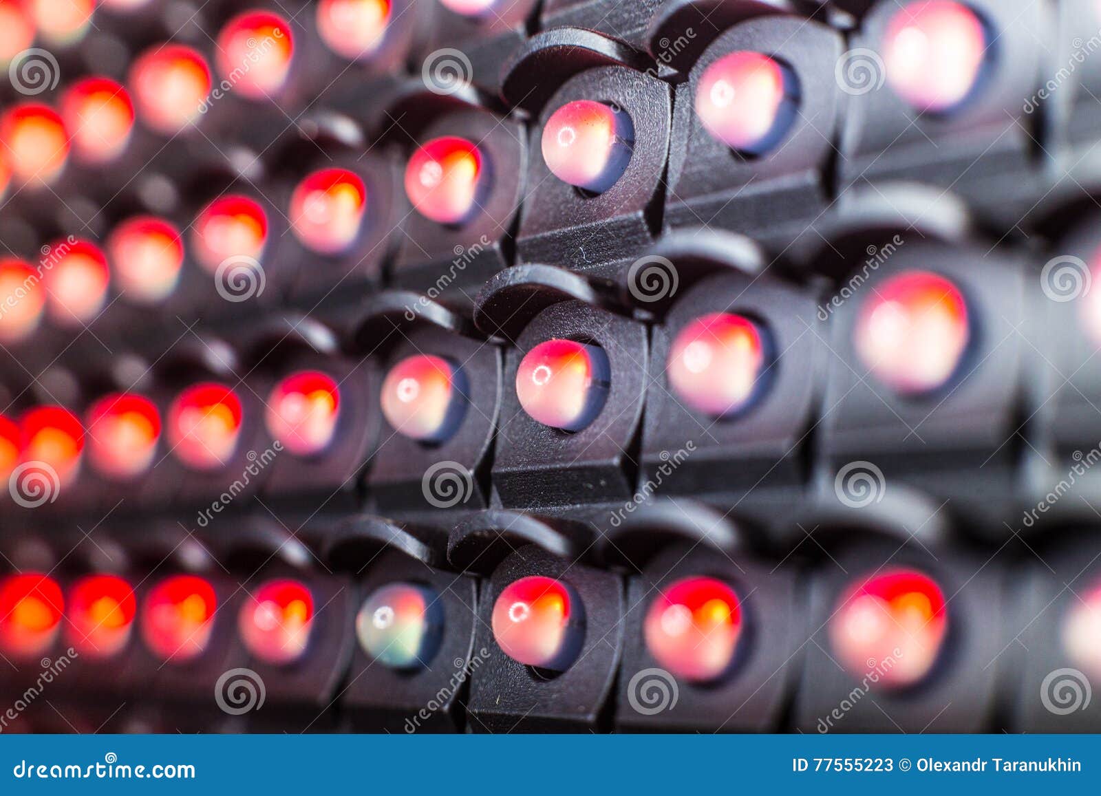 LED Video Wall with High Saturated Pattern Stock Image - Image of ...