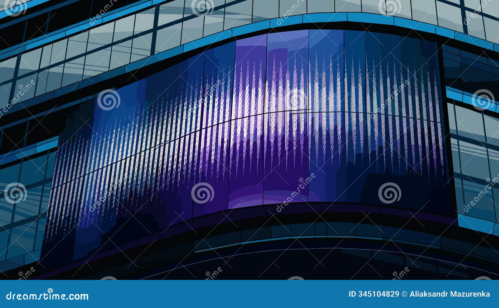 LED Video Wall Screen Texture Background, Blue And Purple Color Light ...