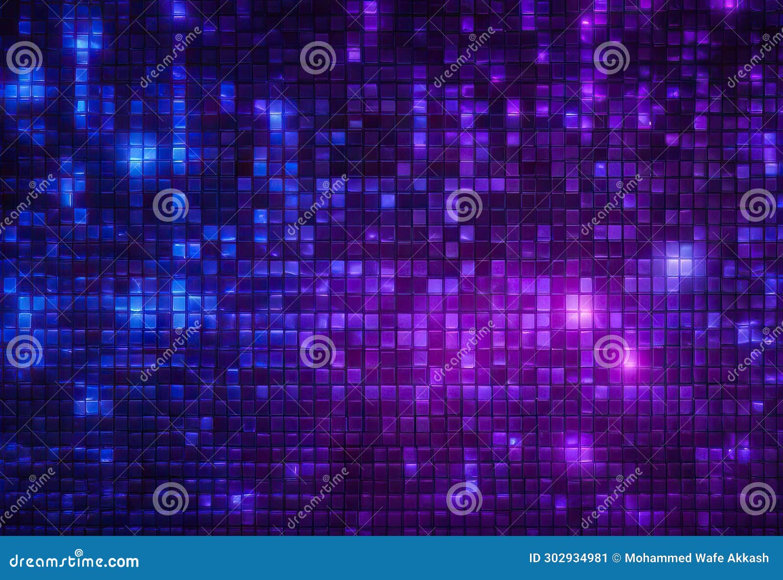 LED Video Wall Screen Texture Background Blue and Purple Color Light ...