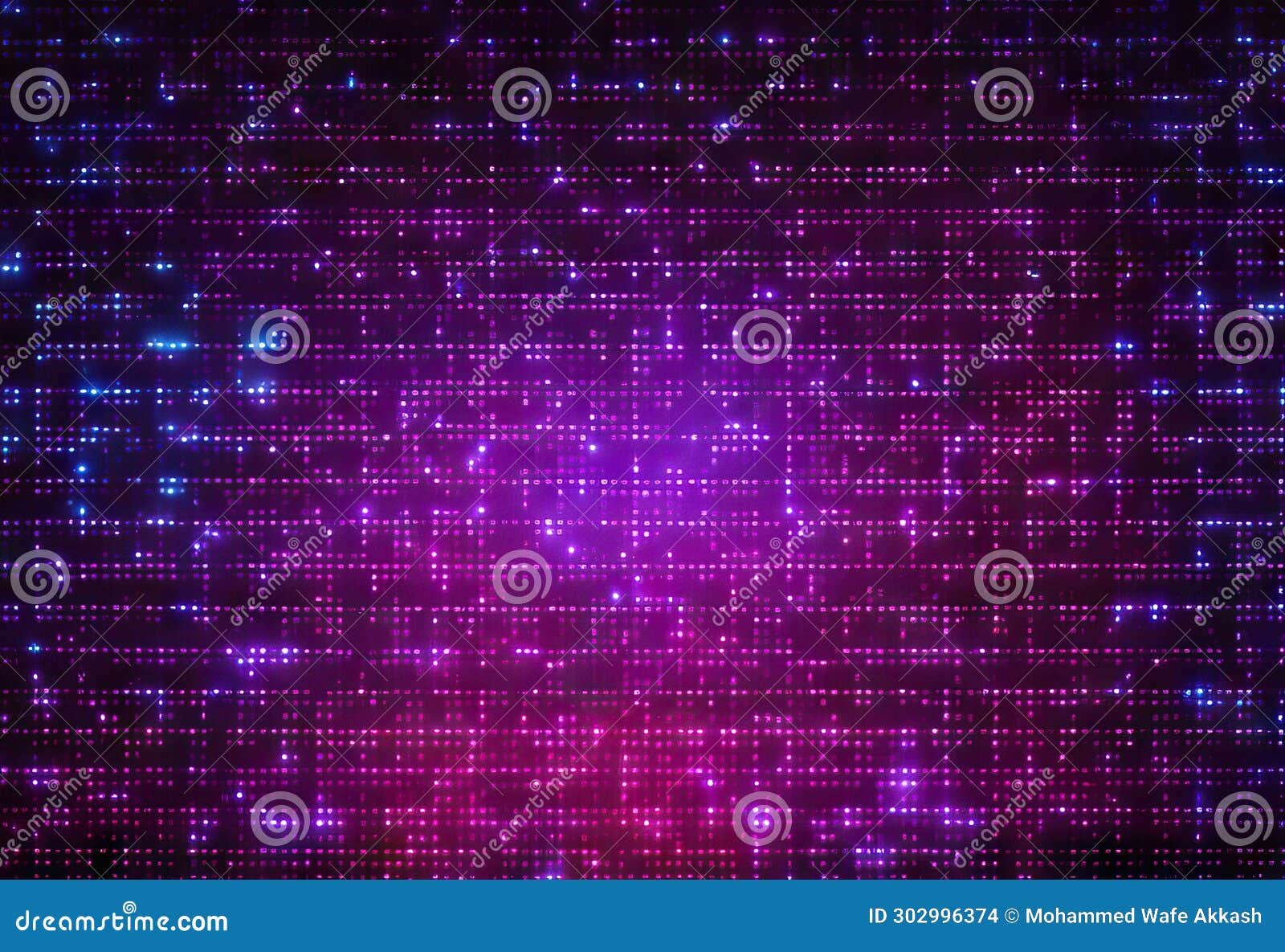 LED Video Wall Screen Texture Background Vector Blue and Red Purple ...