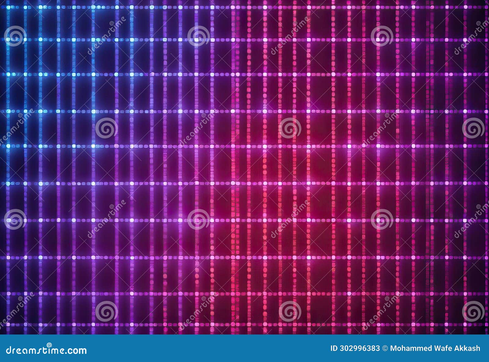 LED Video Wall Screen Texture Background Vector Blue and Red Purple ...