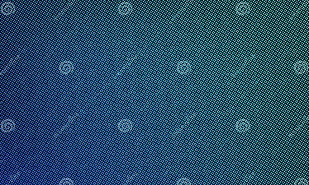 LED Video Wall Screen Texture Background. Vector Digital Blue Light LED ...