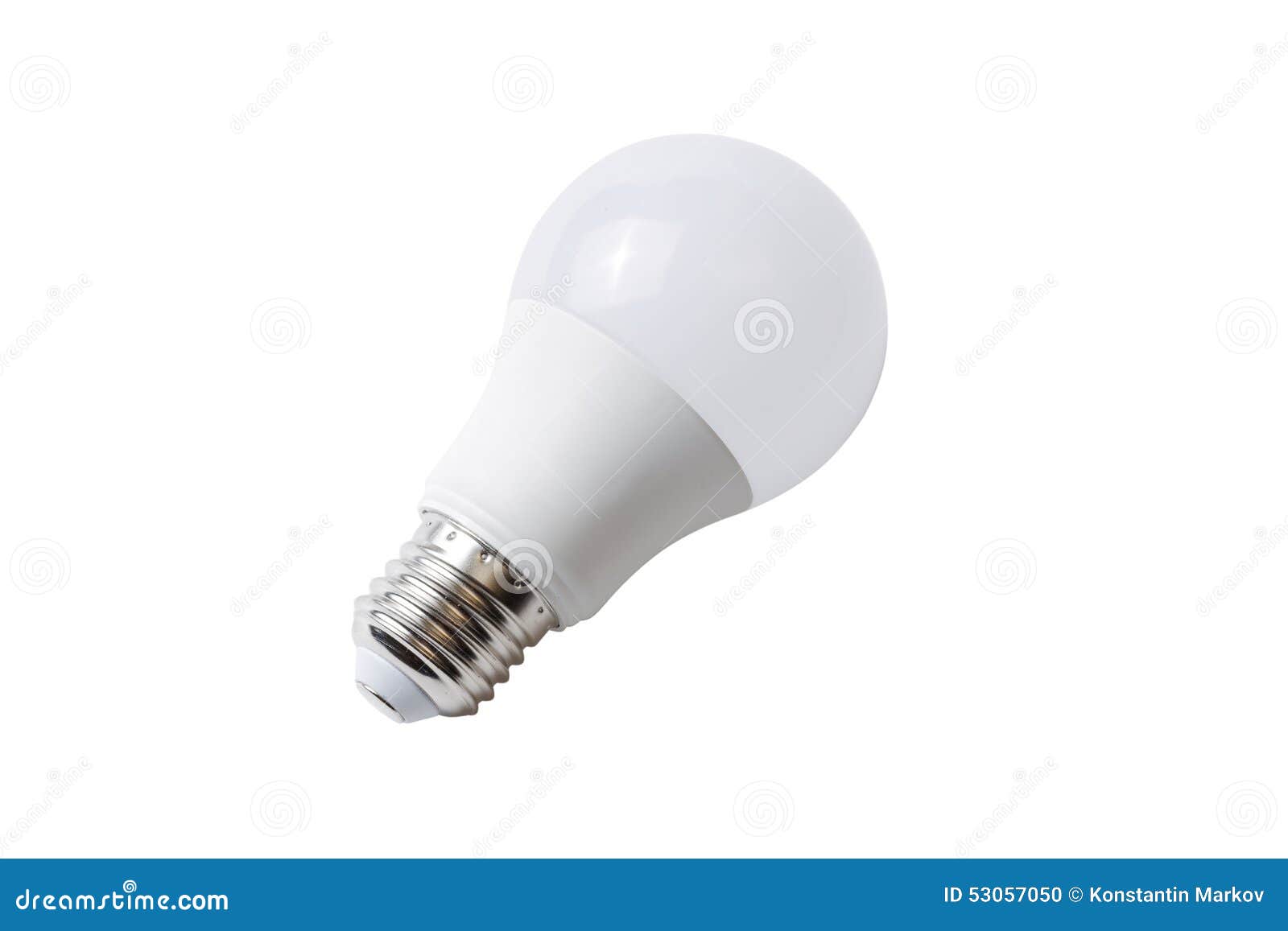 LED white light bulb stock photo. Image of electric, effectiveness ...
