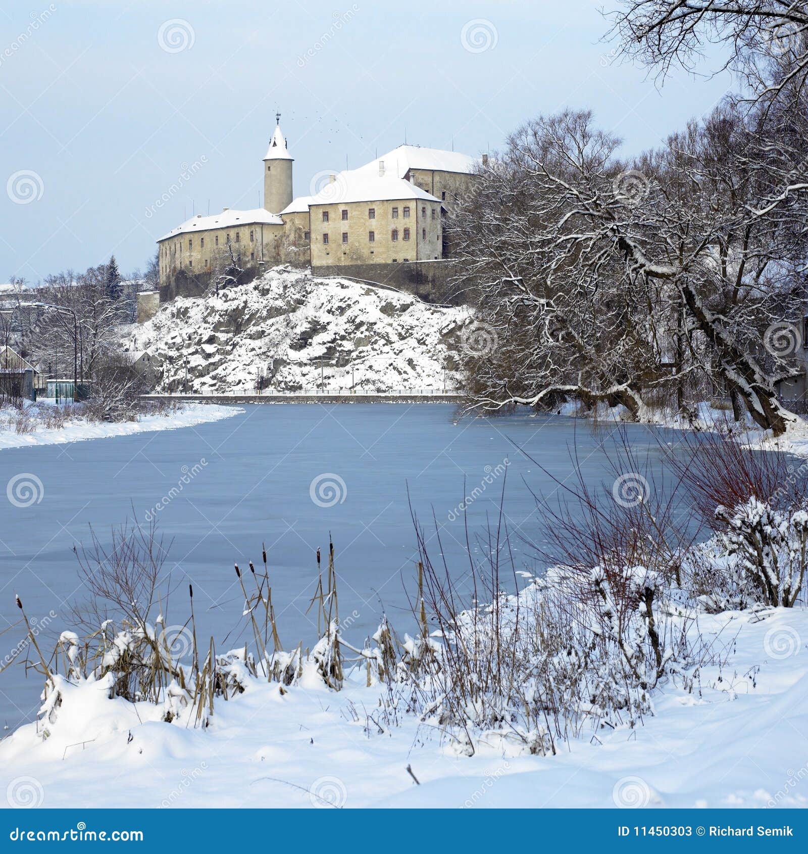 Ledec nad Sazavou castle stock image. Image of sazava - 11450303