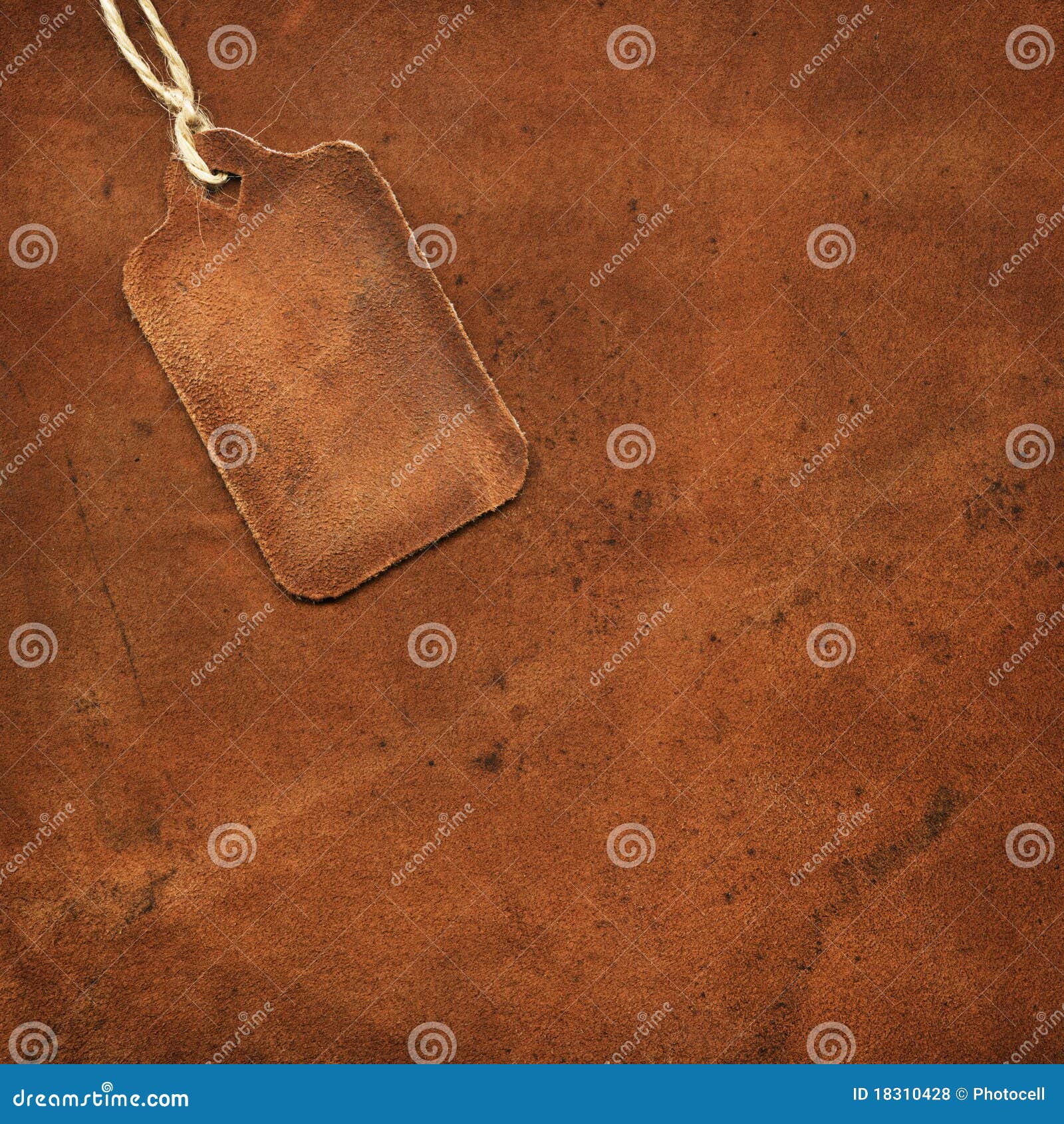 Lederne Marke Auf Veloursleder Stockfoto - Bild von haut, leerzeichen ...