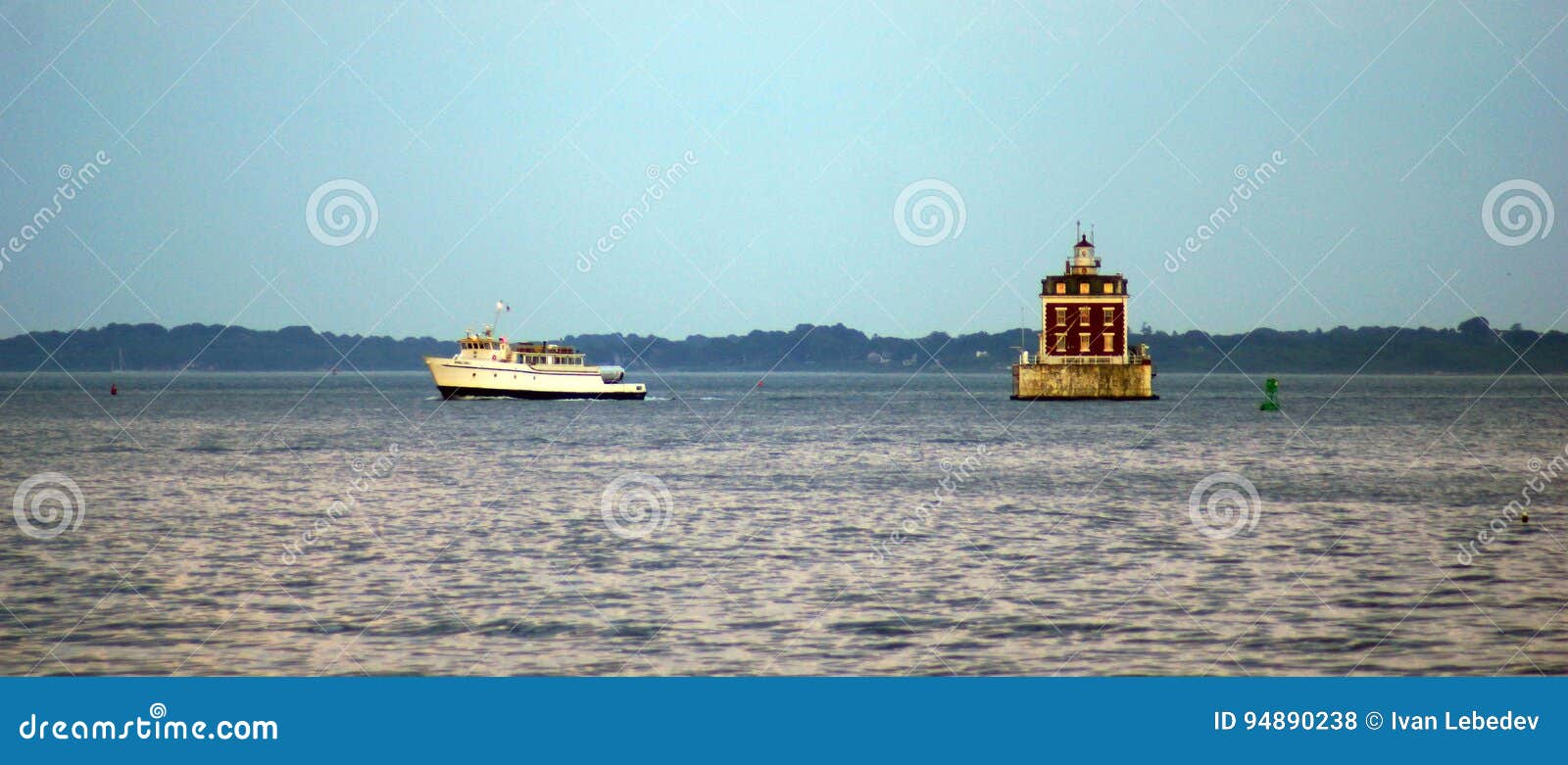 The Ledge Lighthouse stock photo. Image of historic, coast - 94890238