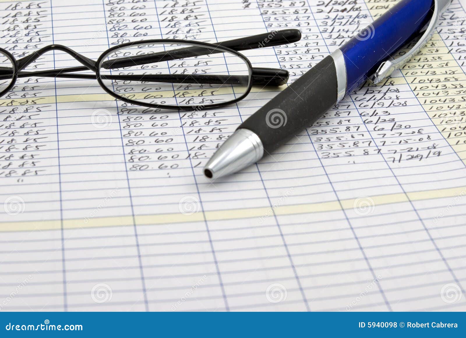 Ledger stock photo. Image of tally, figures, report, office - 5940098