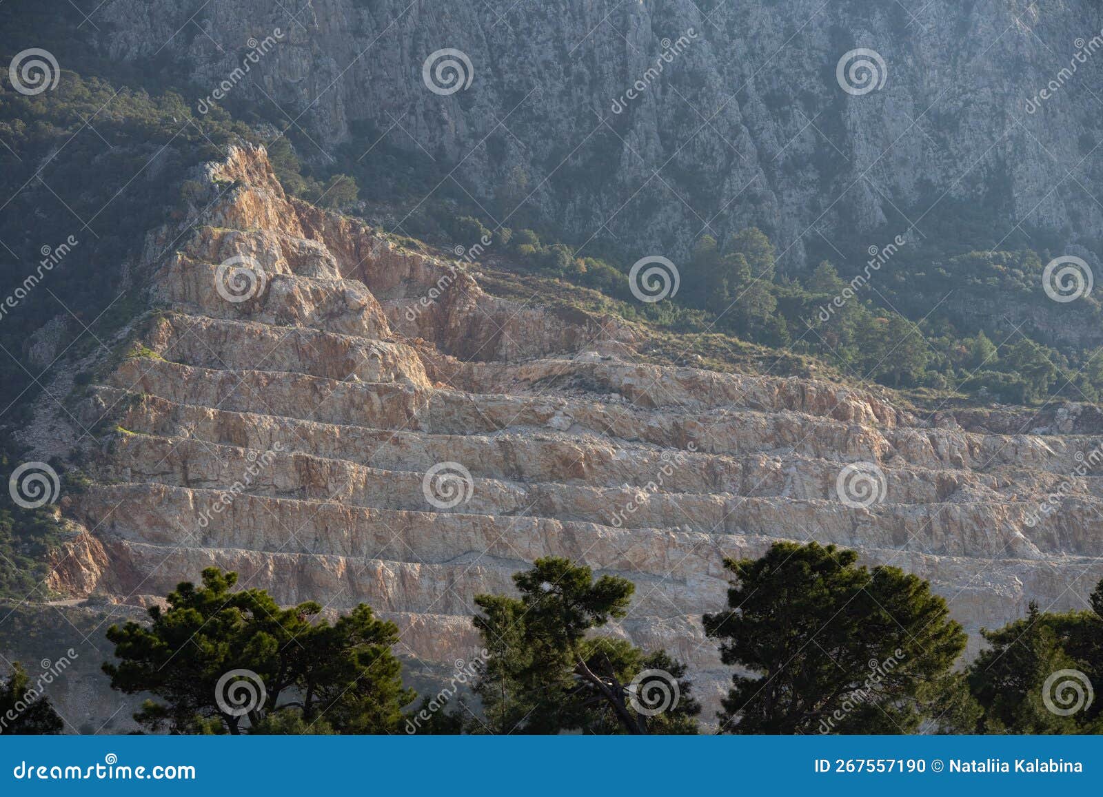 Ledges in the Form of Steps Stock Photo - Image of wadi, hill: 267557190