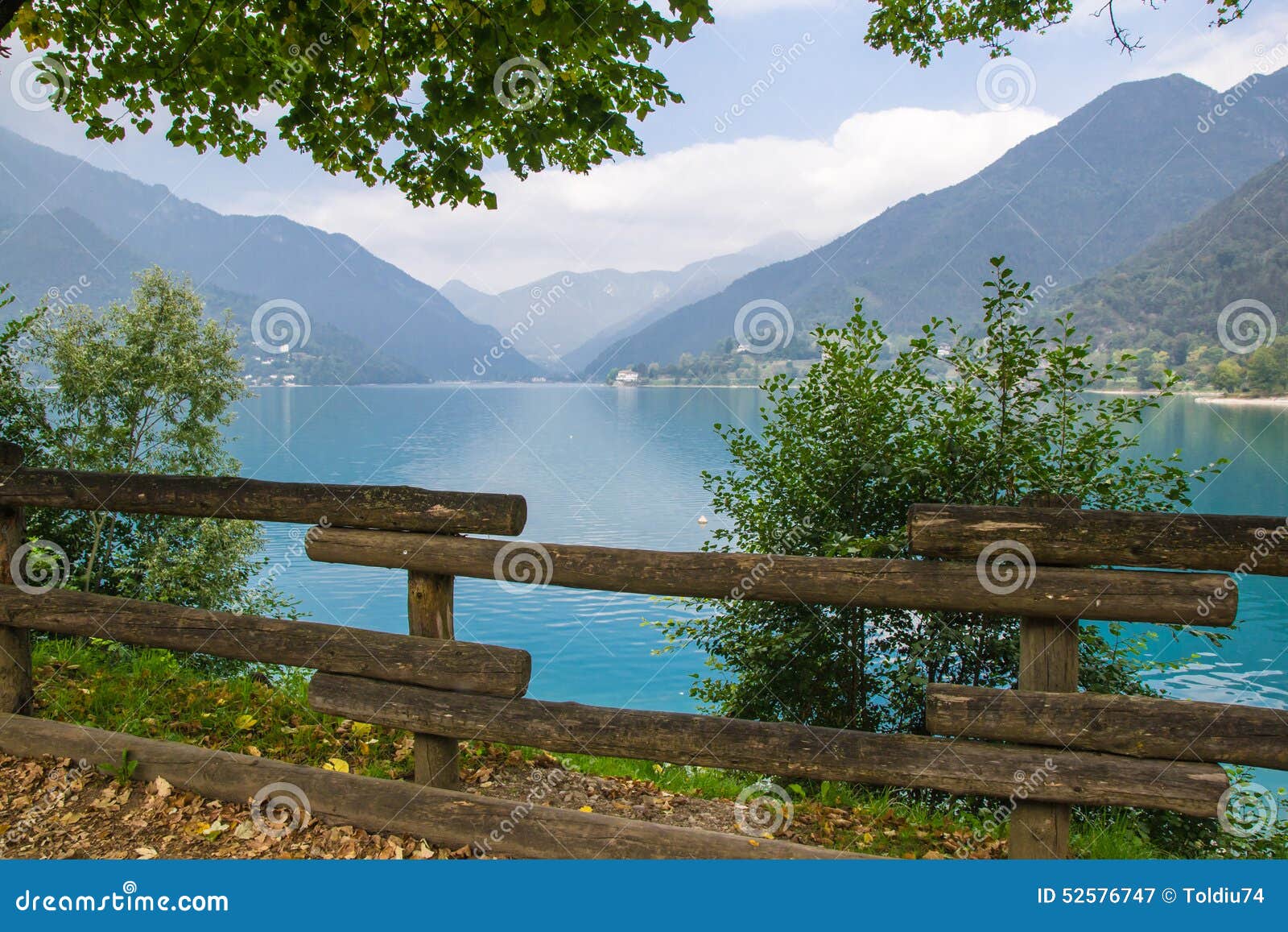 Ledro lake, Italy stock image. Image of water, atmosphere - 52576747