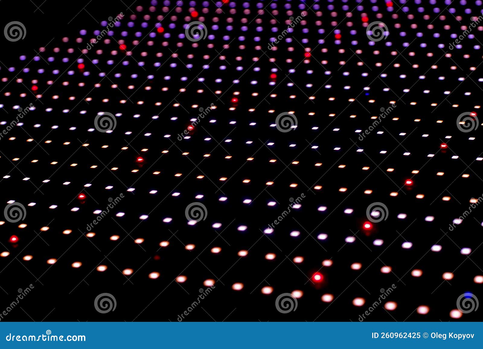 LEDs in Dark. Lights in Row. High Power Led Lamp Stock Image - Image of ...