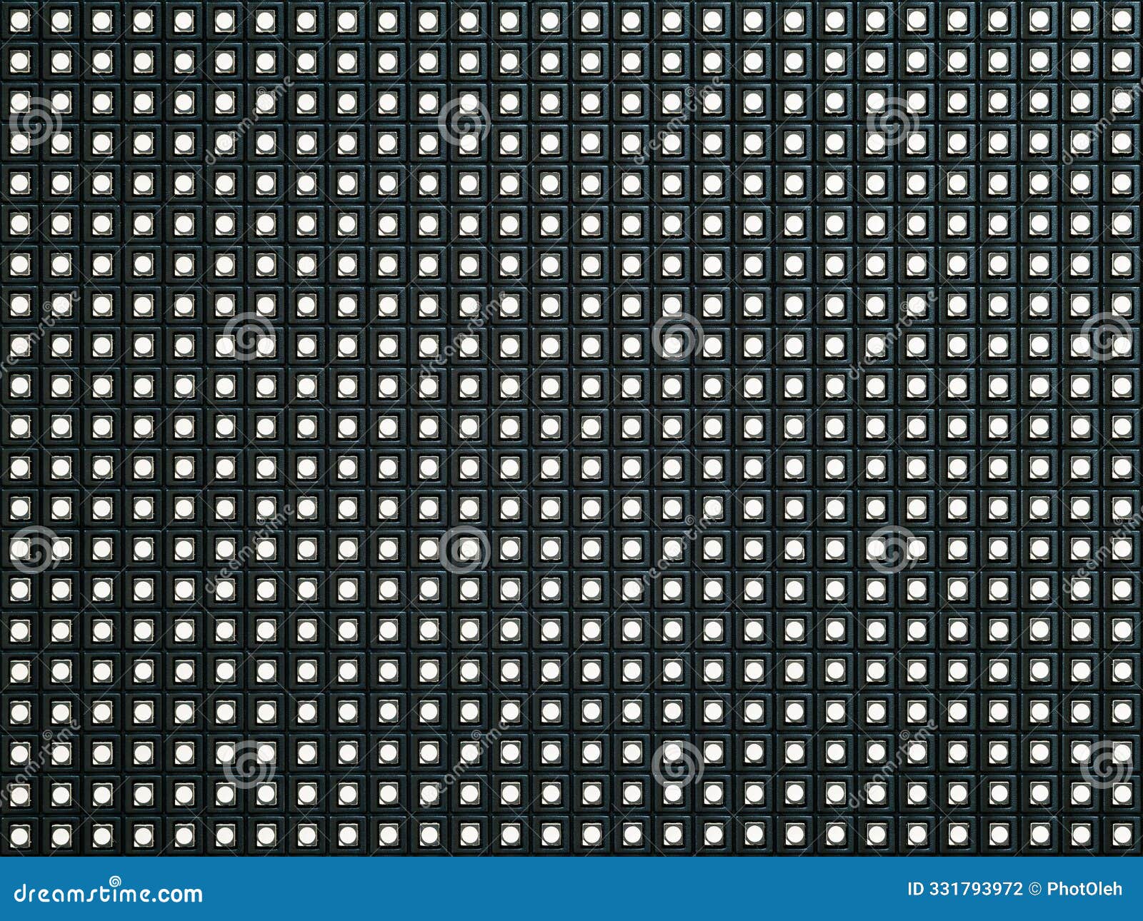 LEDs on the Surface of the LED Screen Module Close-up Front View Stock ...