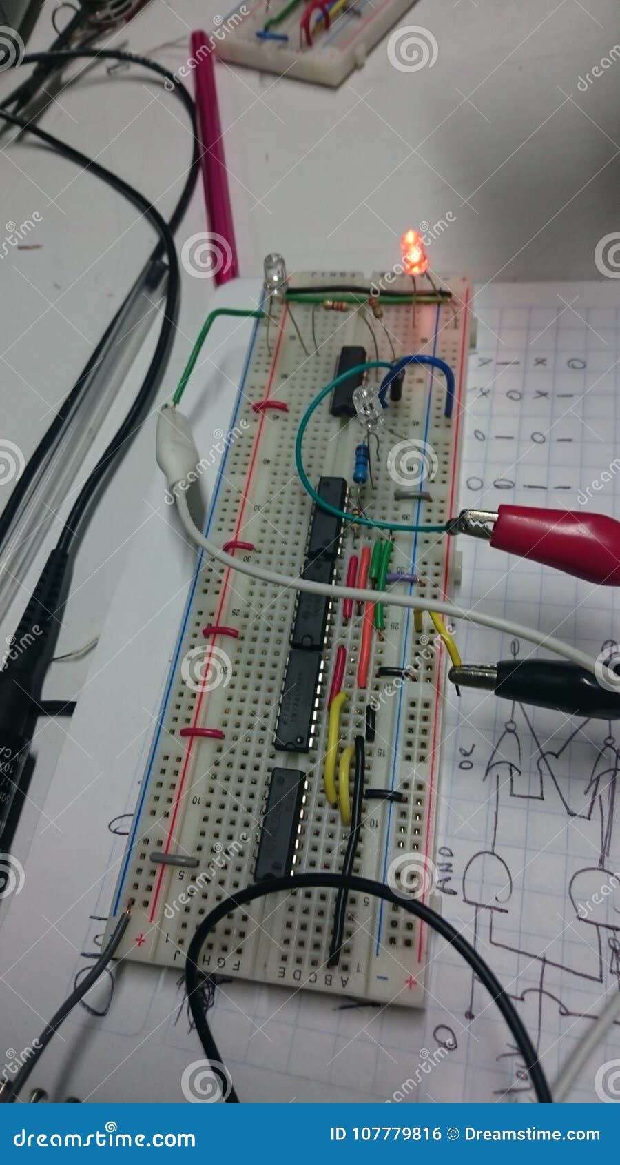 Digital system labs stock photo. Image of logic, labs - 107779816