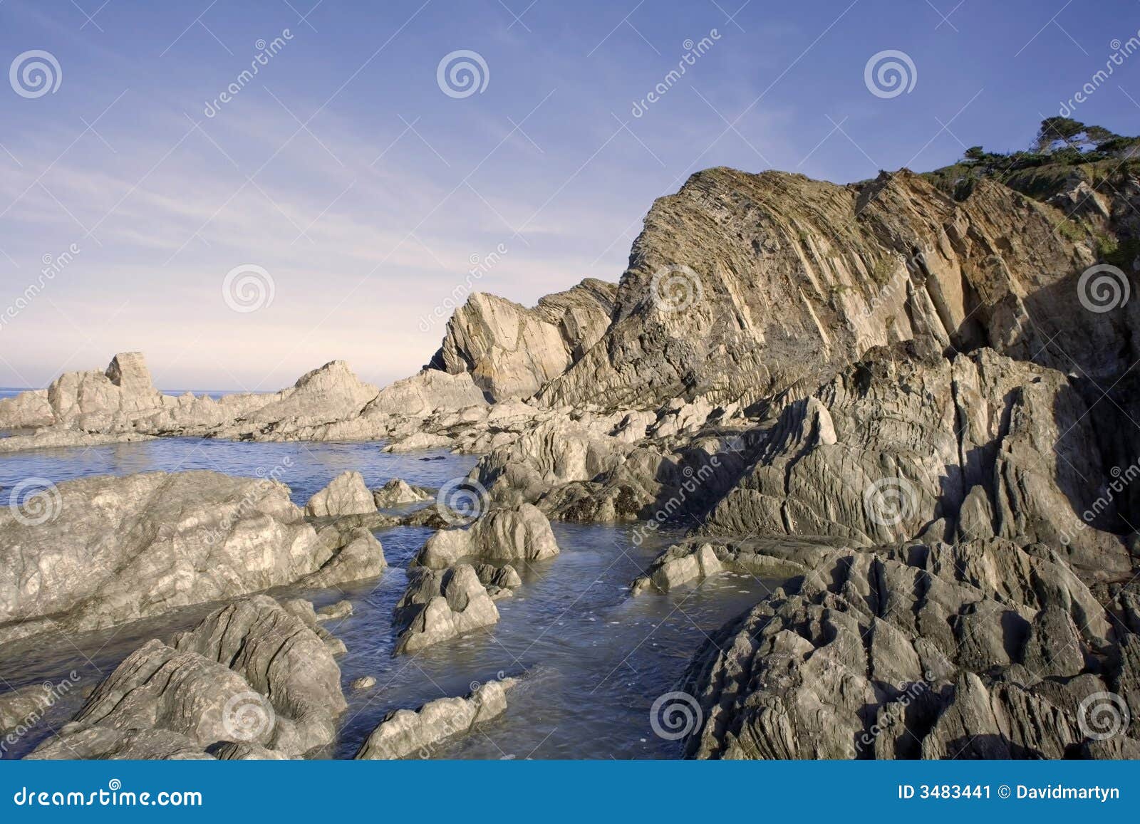 Lee bay stock image. Image of holiday, scenic, scenics - 3483441