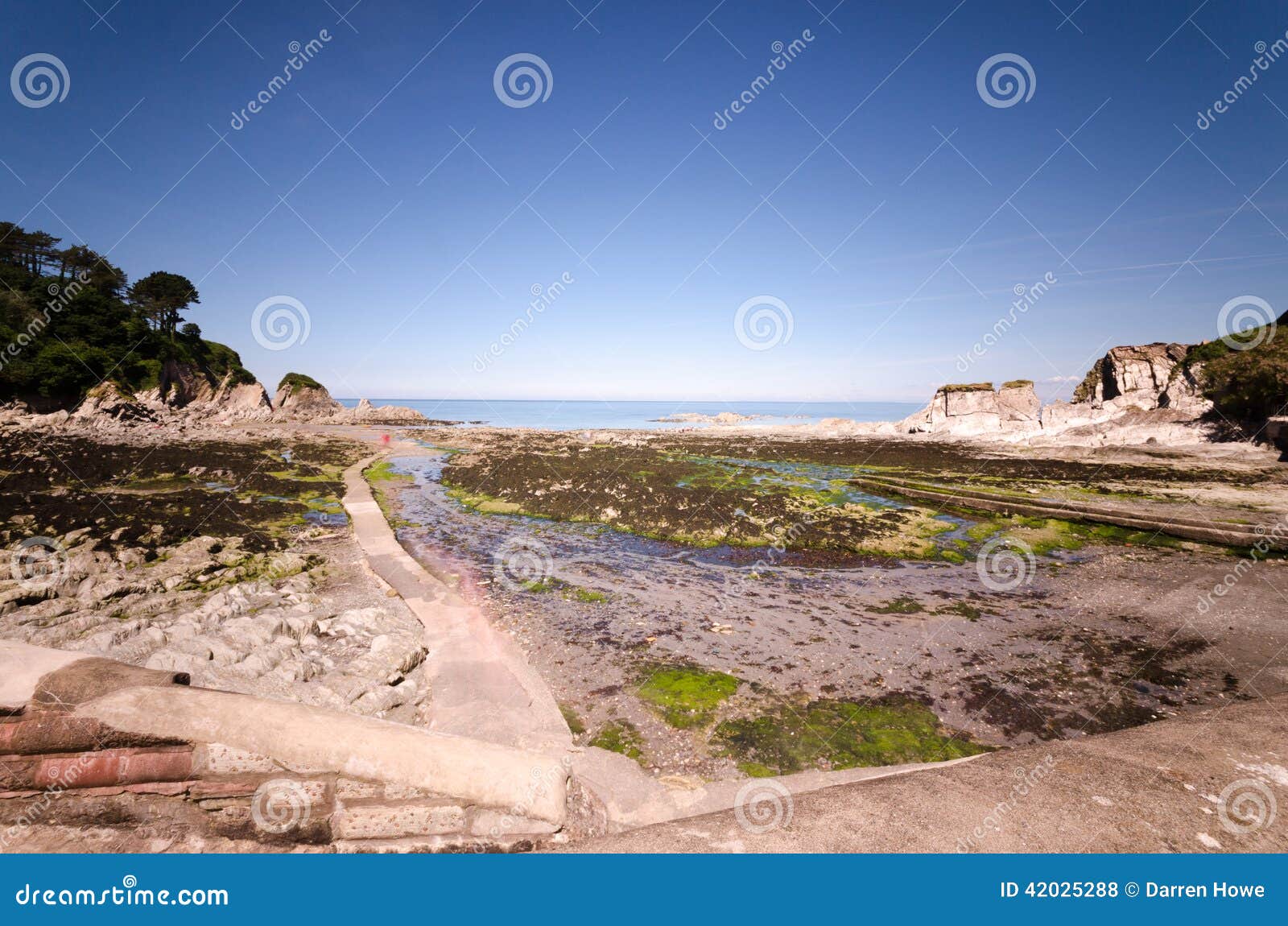 Lee Bay stock photo. Image of stone, sand, bristol, atlantic - 42025288