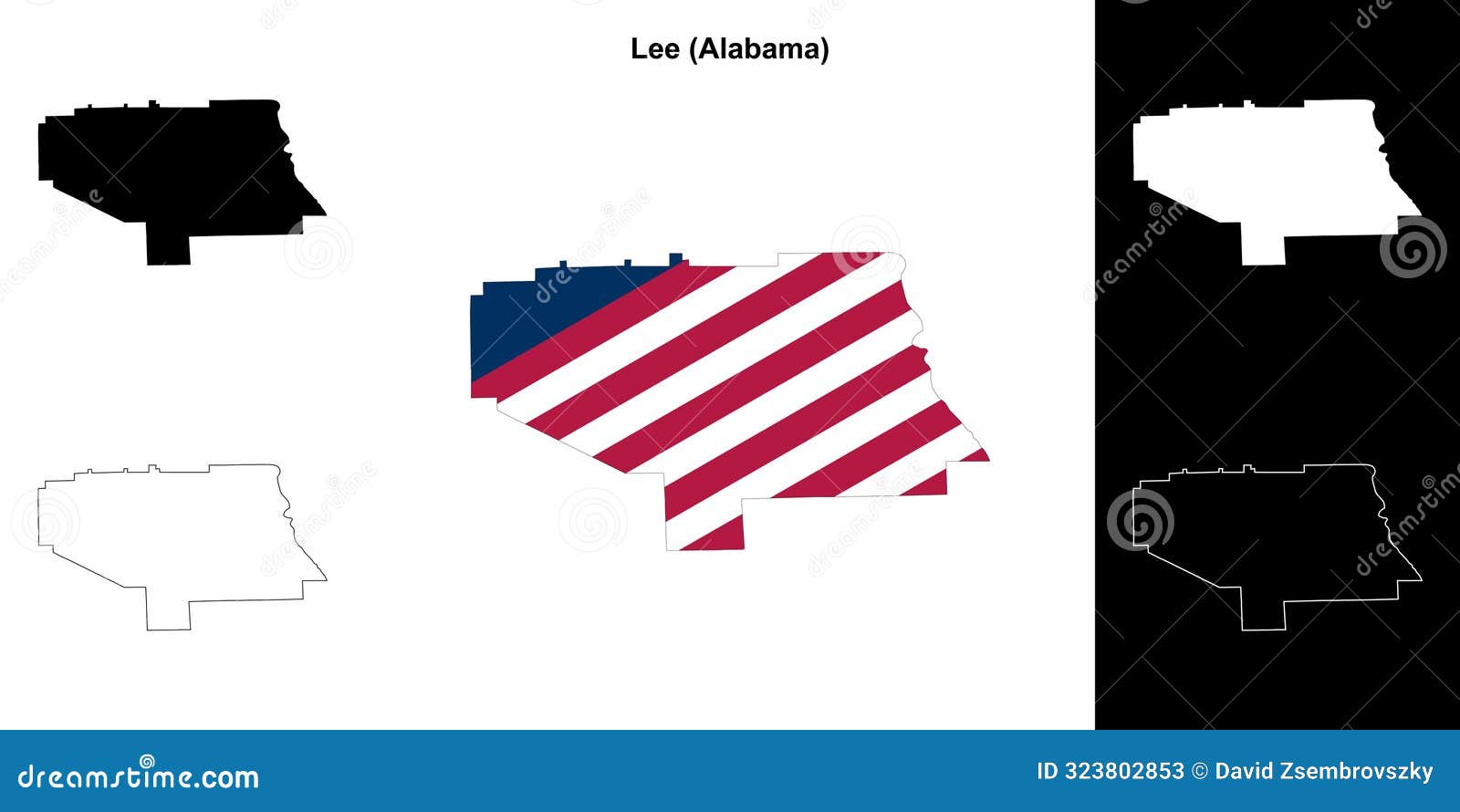 Lee outline map stock illustration. Illustration of alabama - 323802853