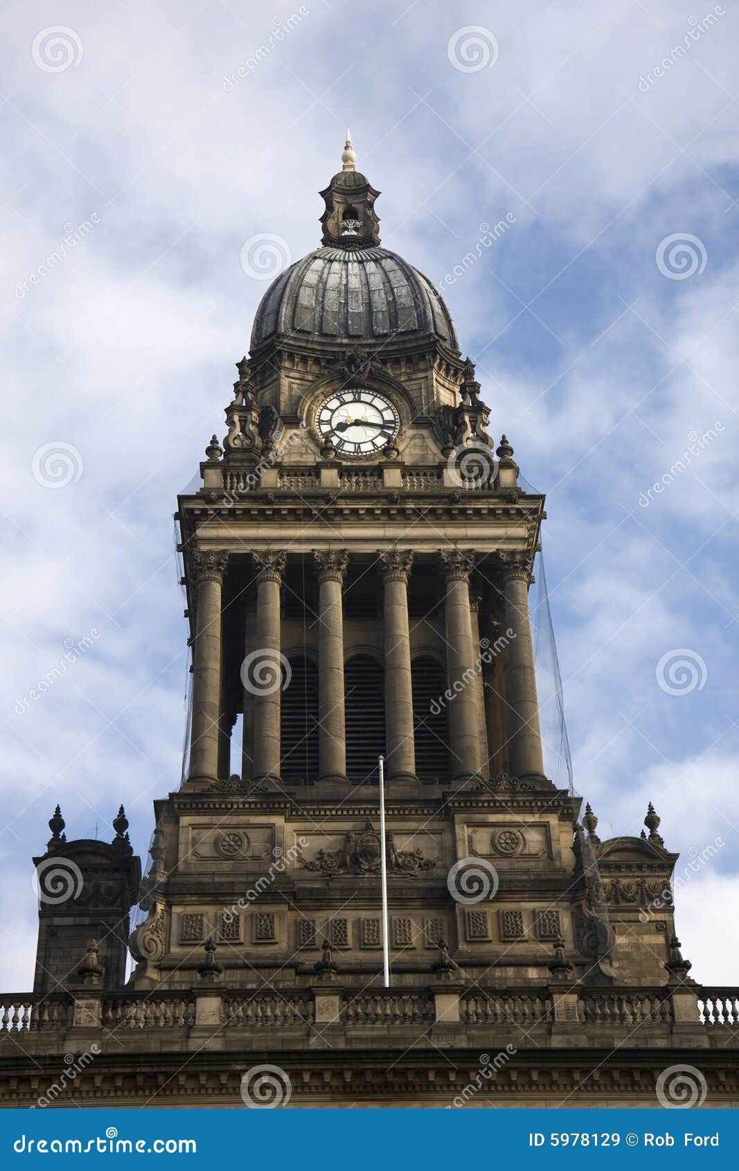 Leeds City Hall, Yorkshire stock image. Image of travel - 5978129
