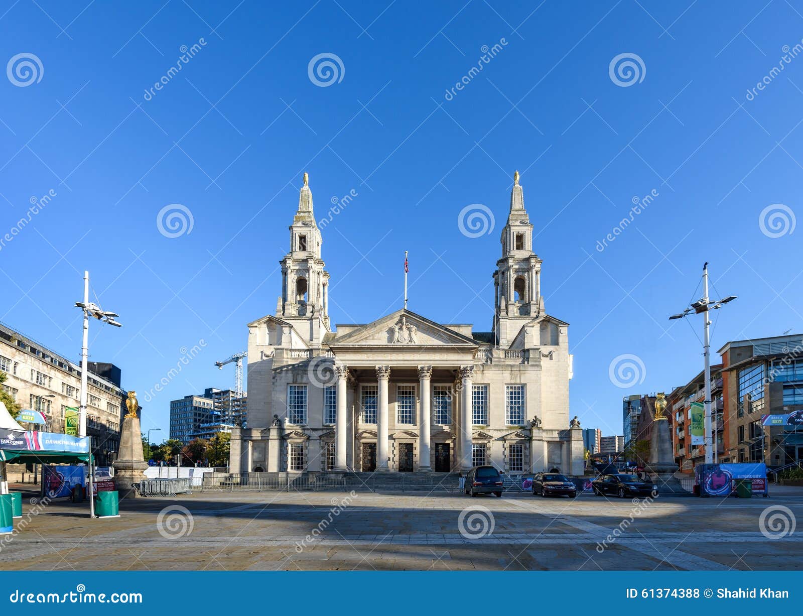 Leeds Civic Hall editorial stock photo. Image of urban - 61374388