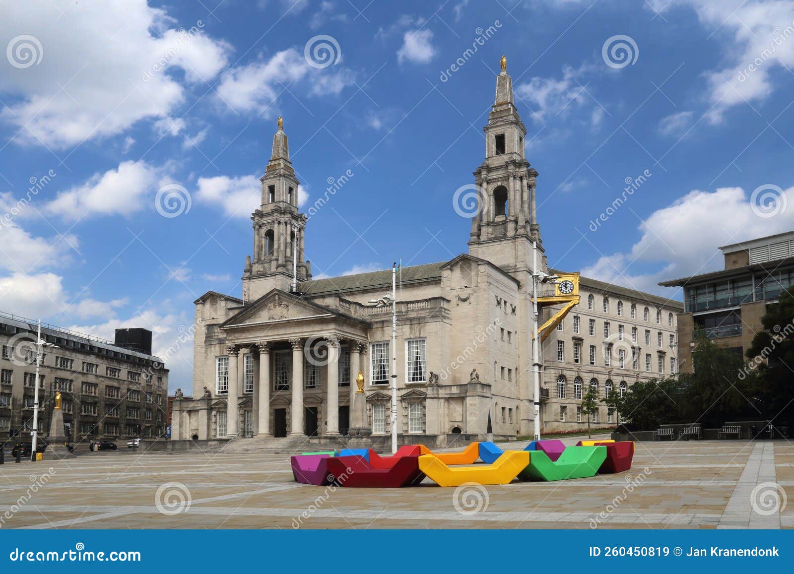 Leeds Civic Hall Overlooking Millennium Square Editorial Stock Image ...