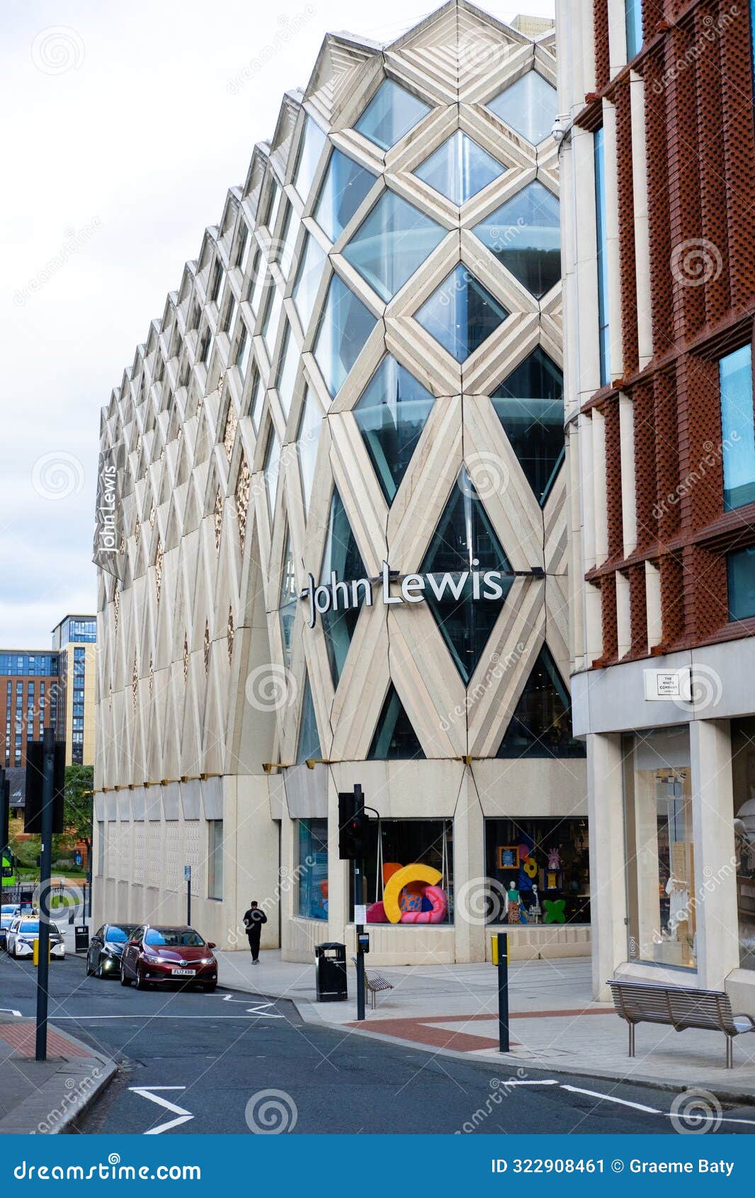 John Lewis Building in Leeds, England. the Building Features ...