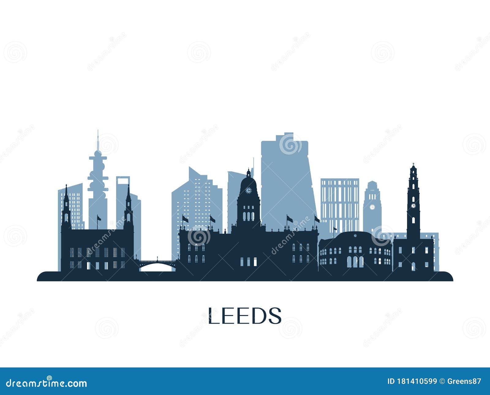Leeds Silhouette Stock Illustrations – 347 Leeds Silhouette Stock ...