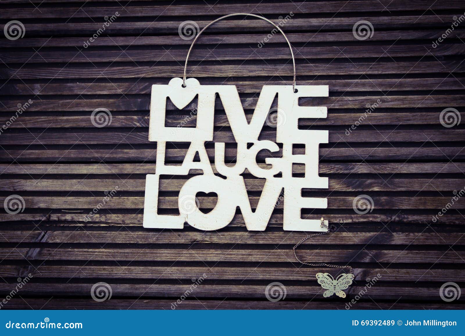 Leef de Liefde van de Lach stock afbeelding. Image of vreugde - 69392489