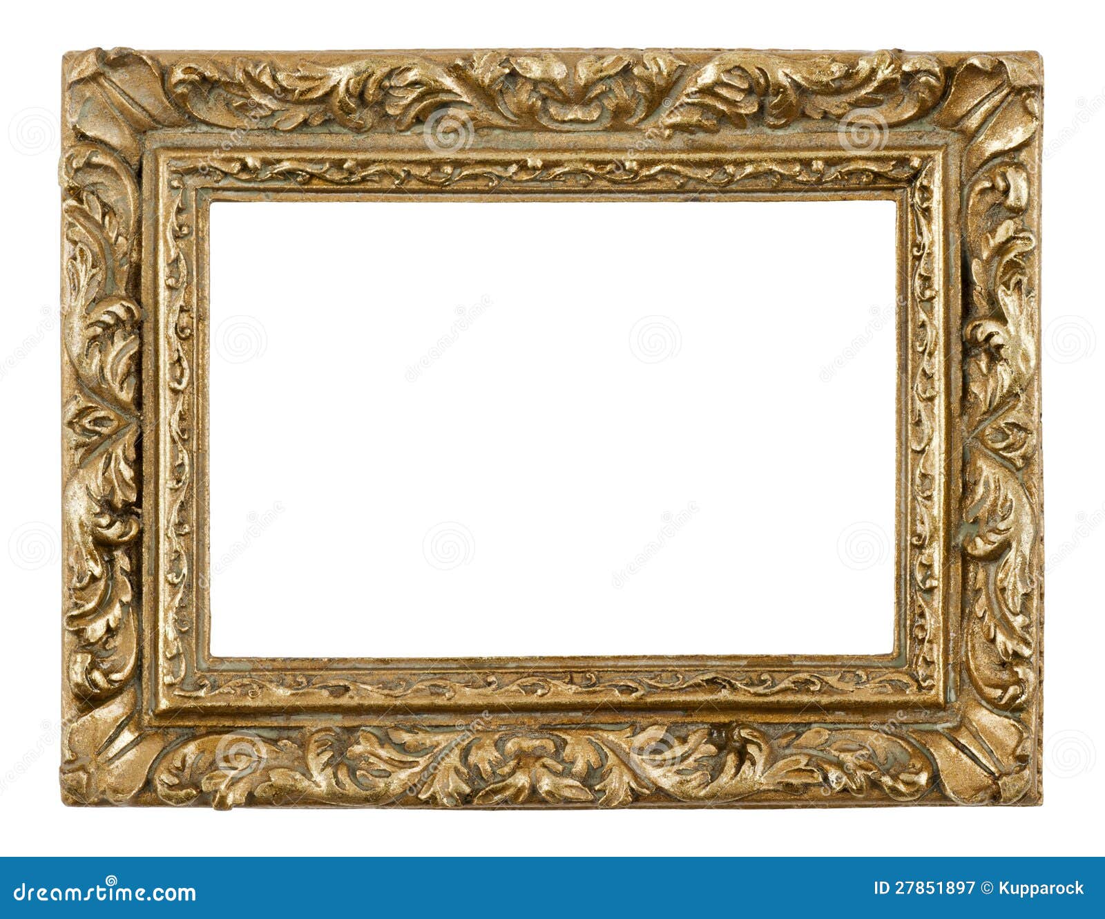 Leeg antiek kader stock afbeelding. Image of retro, spatie - 27851897
