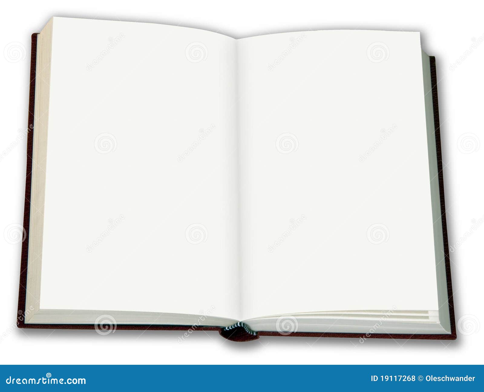 Leeg Open Boek Dat Op Wit Wordt Geïsoleerdj Stock Foto - Image of ...