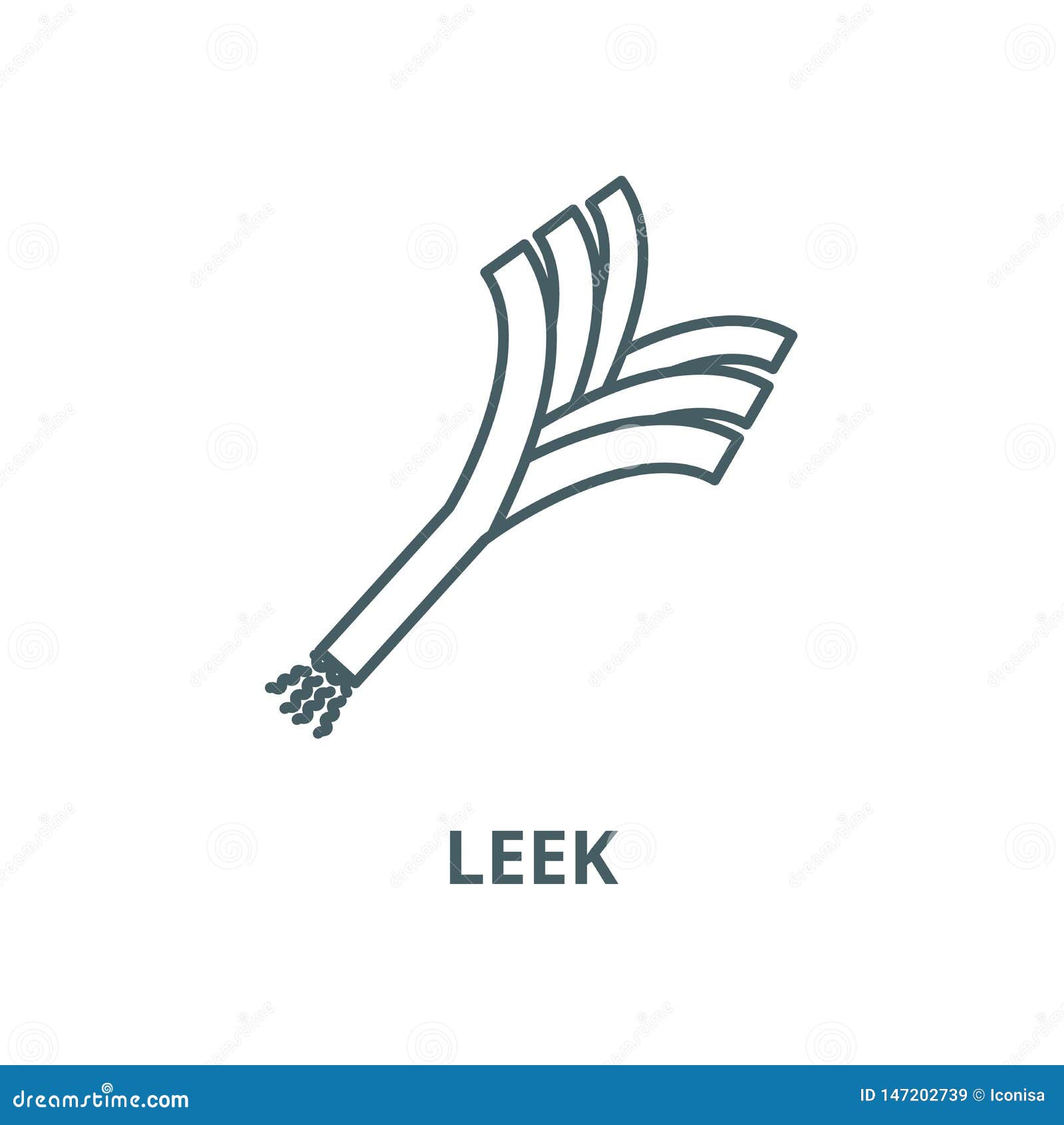Leek Vector Line Icon, Linear Concept, Outline Sign, Symbol Stock ... Leek Vector Line Icon, Linear Concept, Outline Sign, Symbol Stock ...