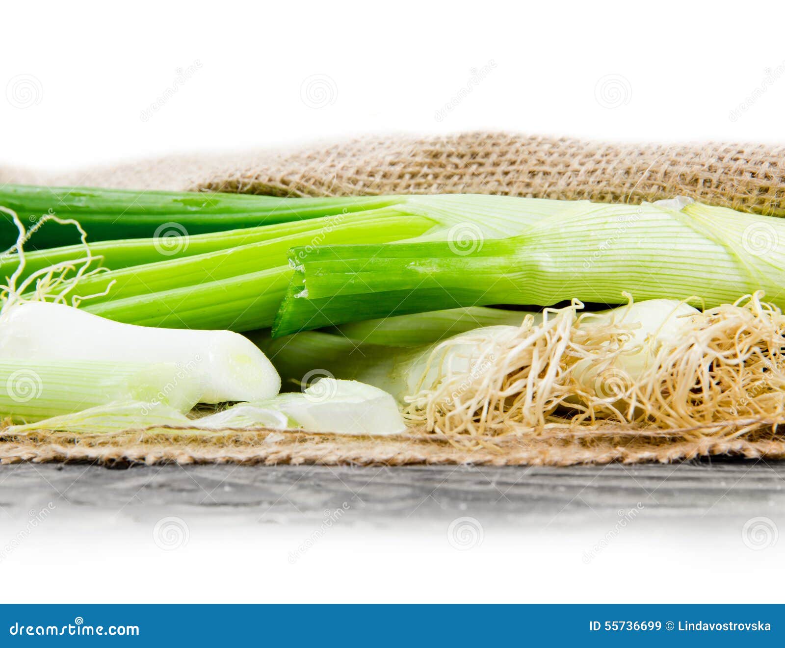 Leek vegetable stock image. Image of horizontal, head - 55736699