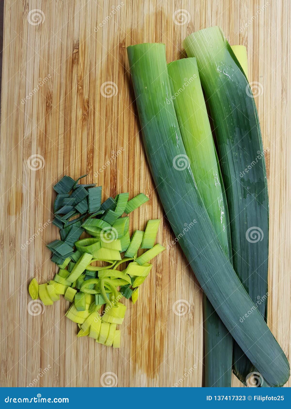 Leeks stock image. Image of healthy, ingredient, vegetarian - 137417323