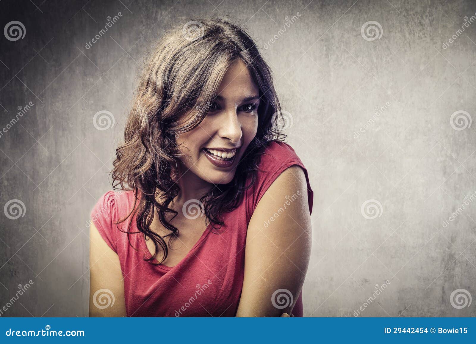 Leende arkivfoto. Bild av leende, barn, kvinna, härlig - 29442454