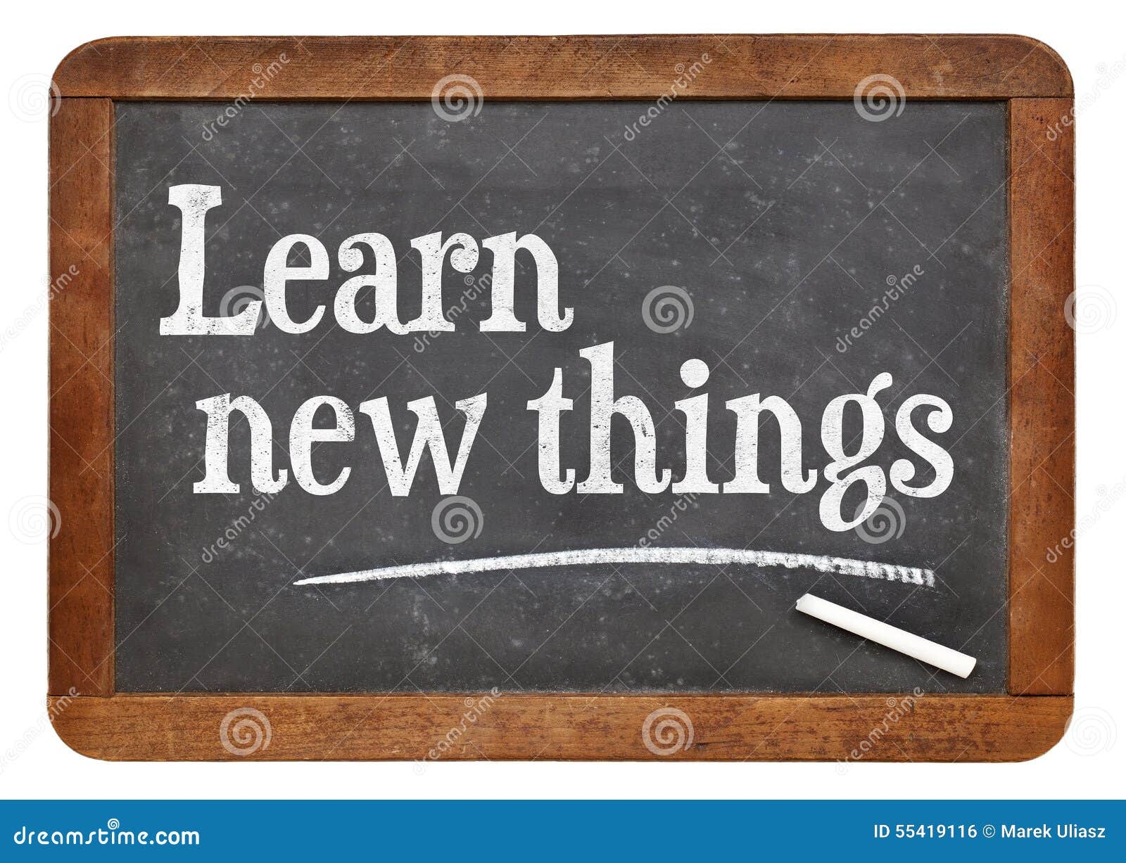 Leer nieuwe dingen op bord stock foto. Image of nieuw - 55419116