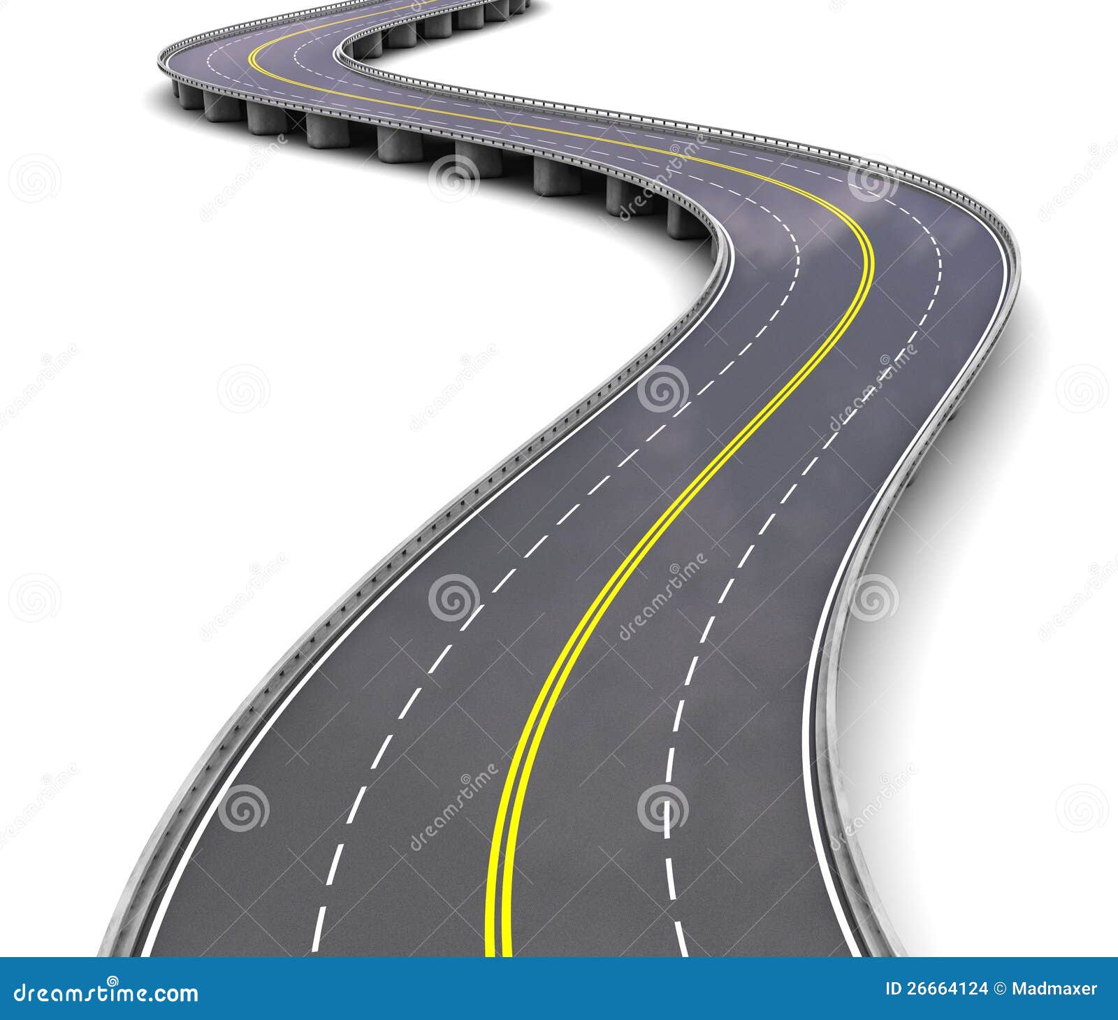 Leere Autobahn Stock Illustrationen, Vektoren, & Kliparts - 283 Stock ...