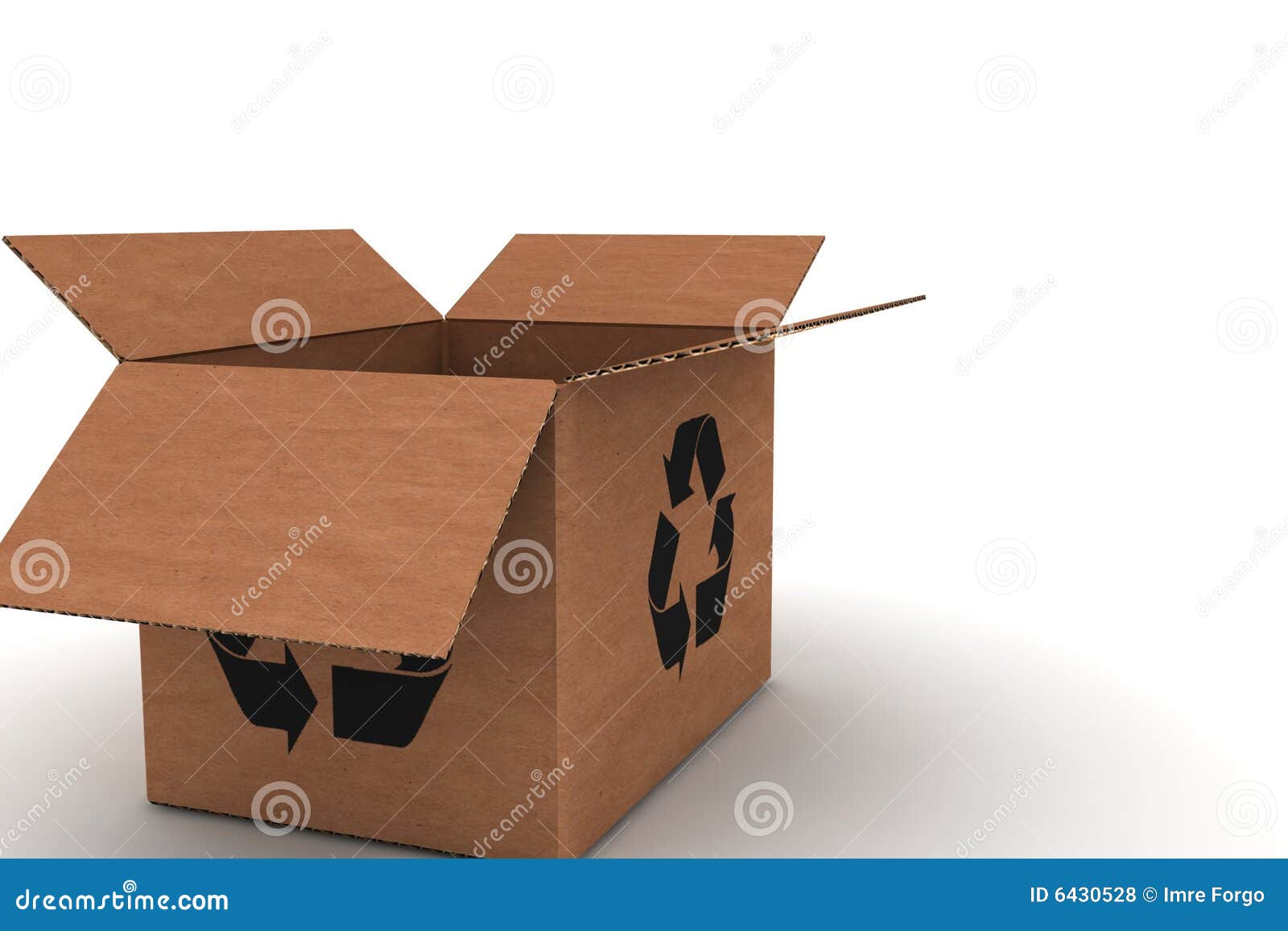 Leere Pappe Bild. Bild: 6430528