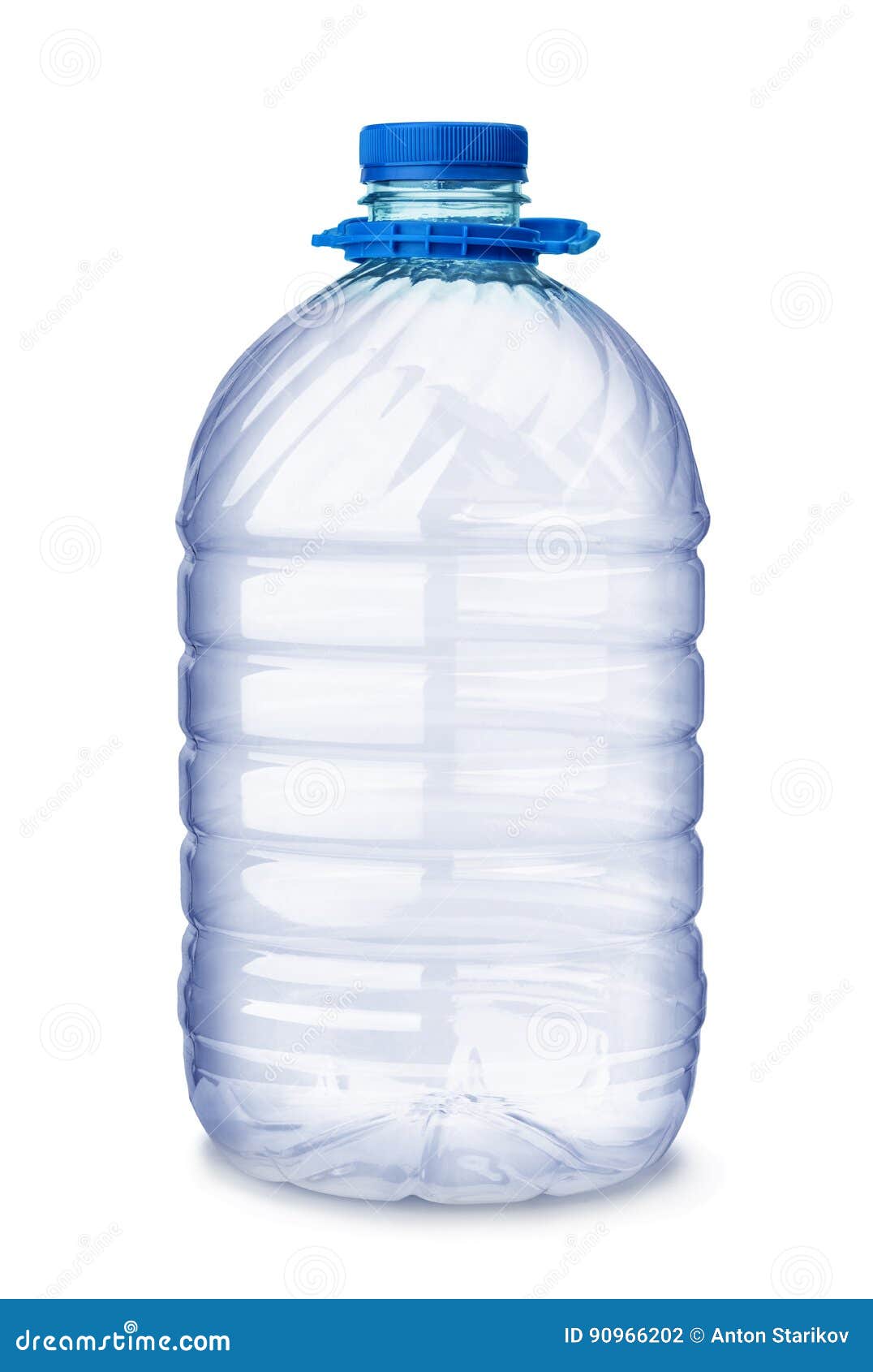 Leere Plastikwasserflasche stockfoto. Bild von trinken - 90966202