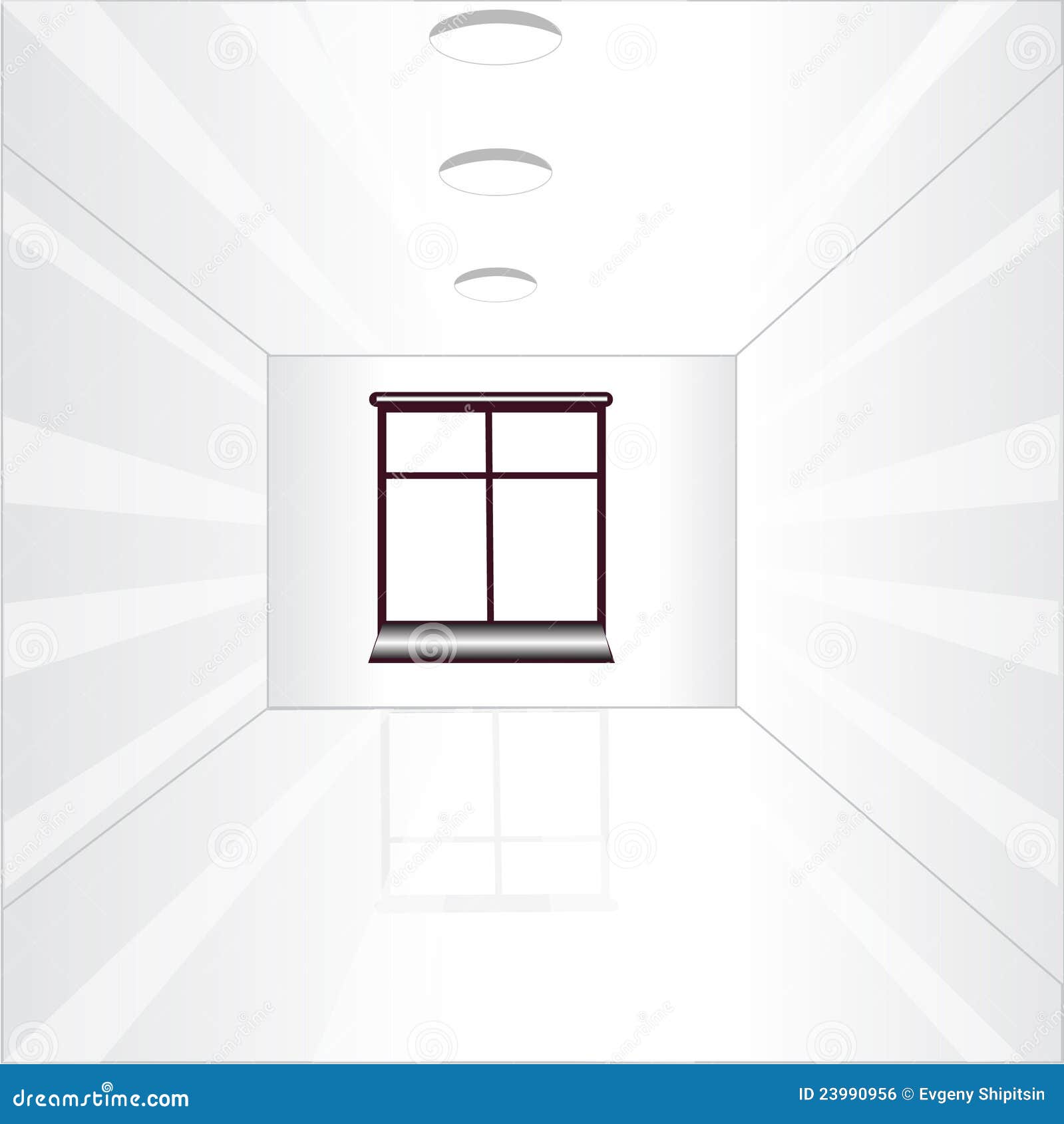 Leerer Raum vektor abbildung. Illustration von vektor - 23990956