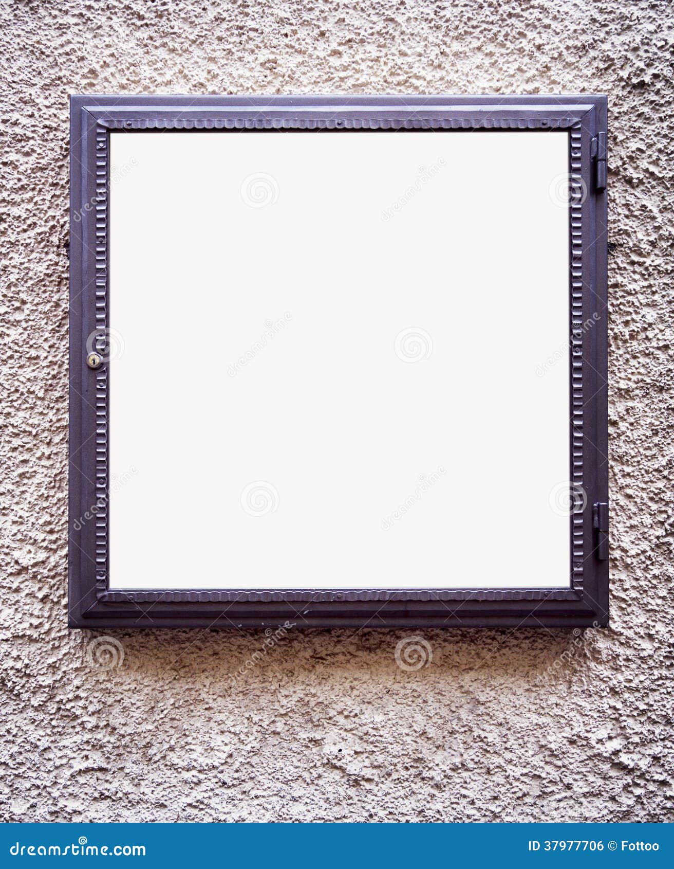 Leeres Zeichen stockfoto. Bild von sauber, metall, feld - 37977706