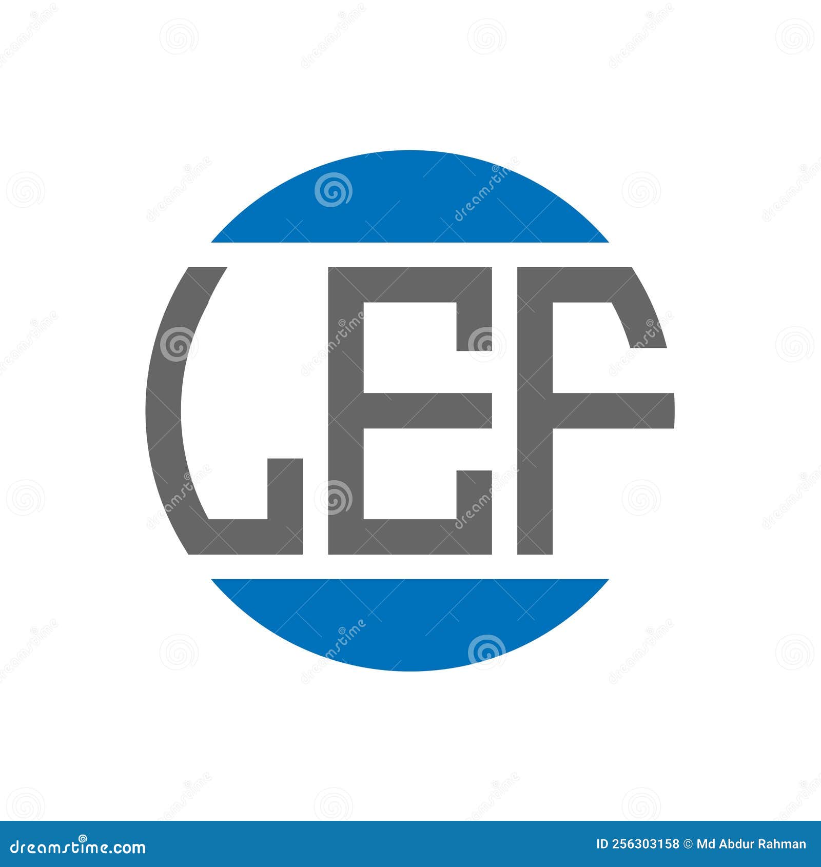 LEF Letter Logo Design on White Background. LEF Creative Initials ...