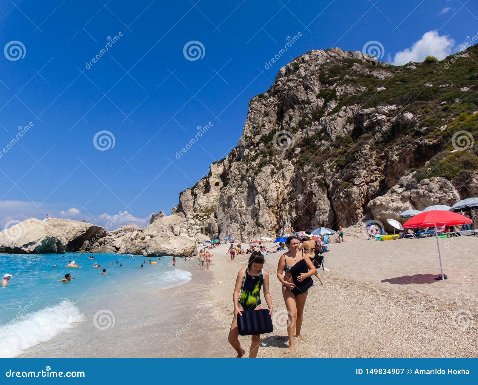 View of Kathisma beach editorial photography. Image of famous - 149834907