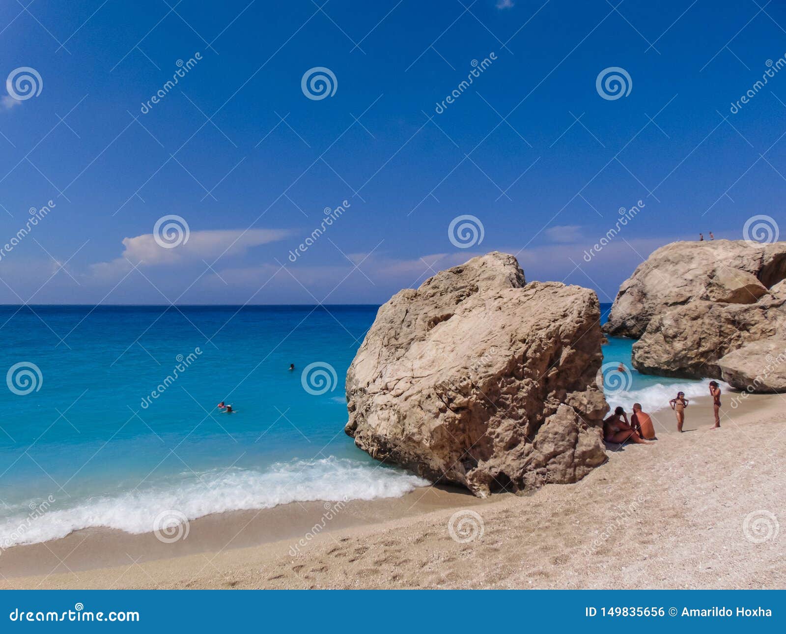 View of Kathisma beach editorial photo. Image of kathisma - 149835656