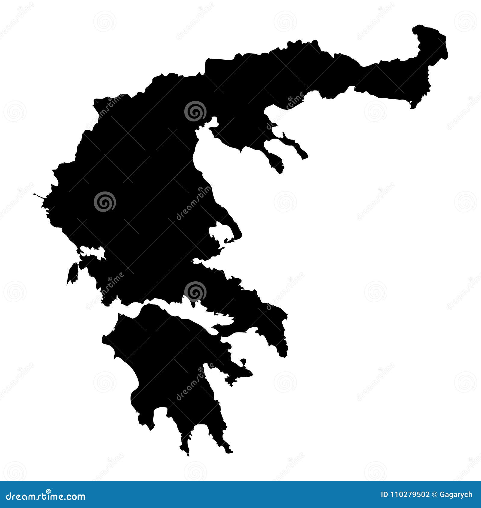Lefkada map. stock vector. Illustration of nationality - 110279502