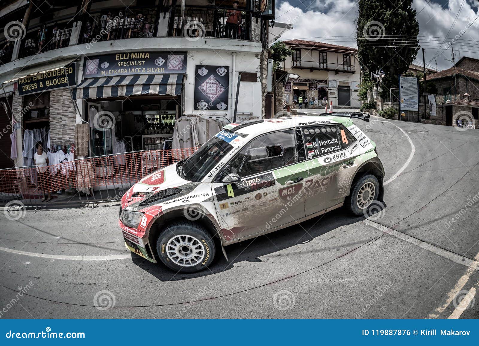 LEFKARA, CYPRUS - JUNE 17, 2018: Special Stage of Cyprus Rally 2018 ...